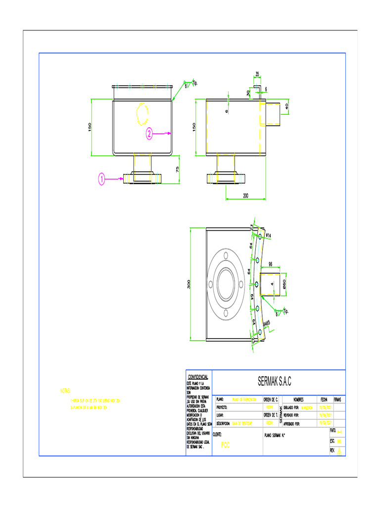 Caja de Desfogue - Rev1 | PDF