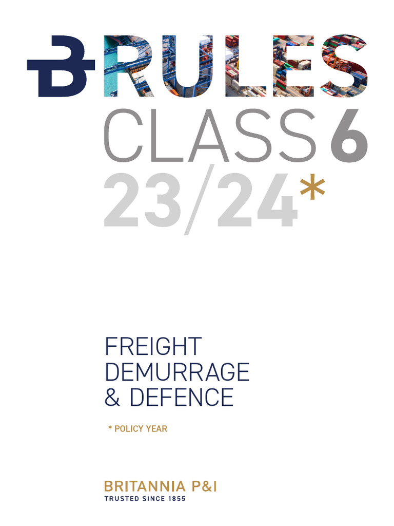 Britannia Rules 2023 Class 6 FDD | PDF | Breach Of Contract | Insurance
