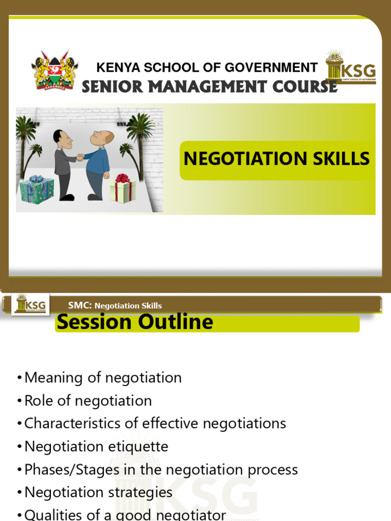 Negotiation Skills: Strategies and Process | PDF | Negotiation | Psychological Concepts