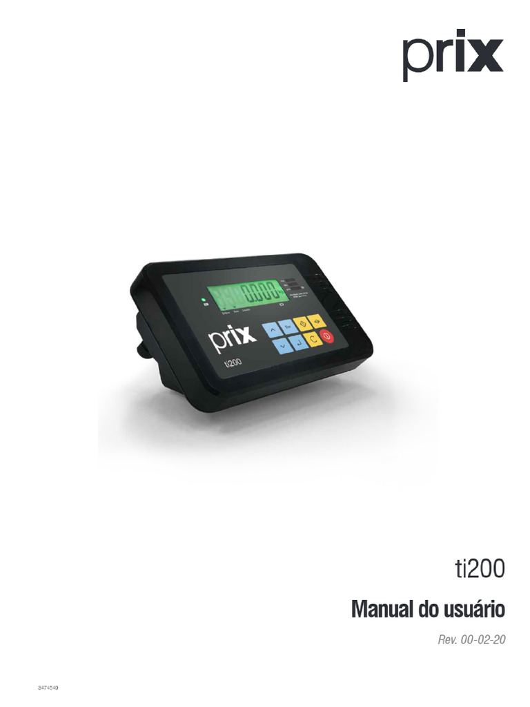 Ti200 Manual Do Usuário Rev | PDF