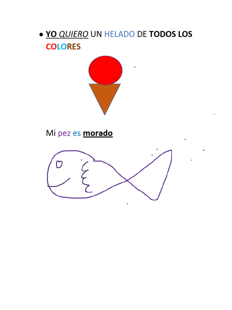 Yo Quiero Un Helado de Todos Los Colores | PDF