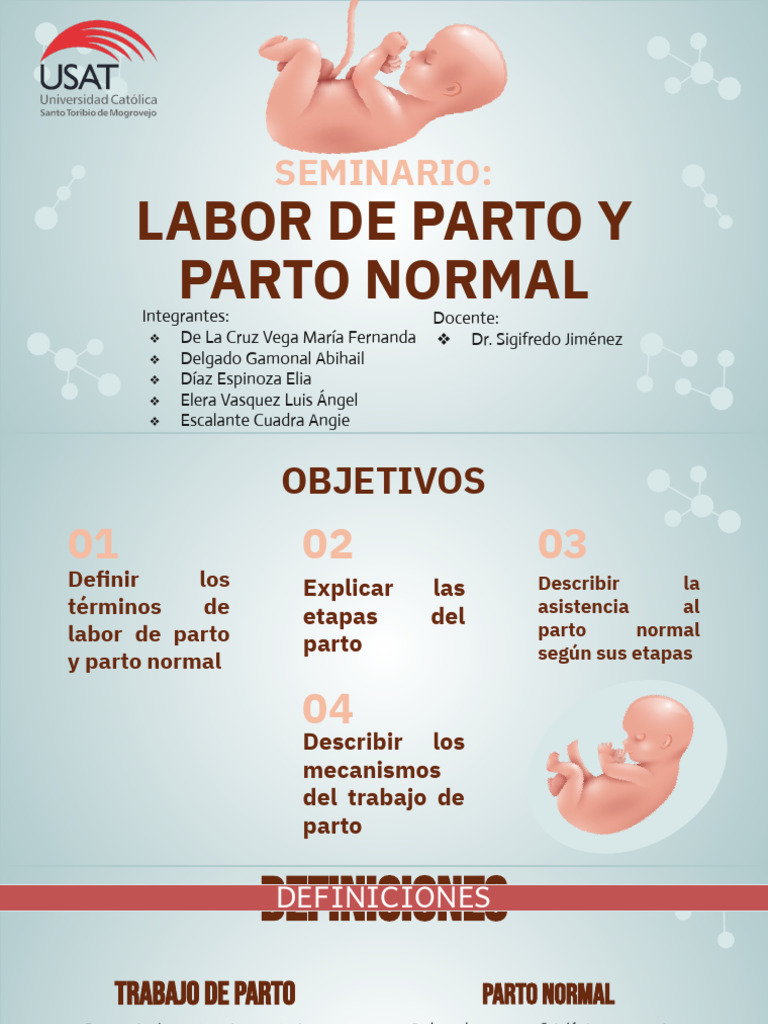 Expo 6 - Labor de Parto y Parto Normal | PDF