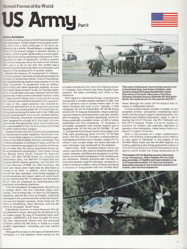 AFW - US Army Part 6 | PDF | Boeing Ch 47 Chinook | Bell Uh 1 Iroquois