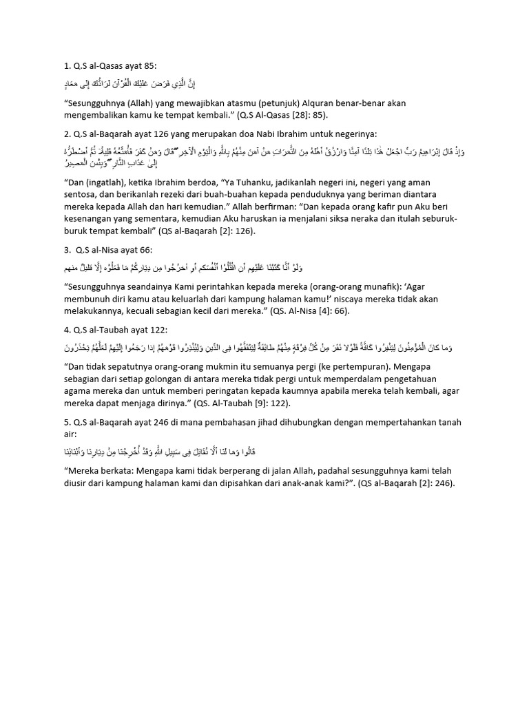 Dalil Tentang Kebangsaan (Mauda) | PDF | Agama & Spiritualitas