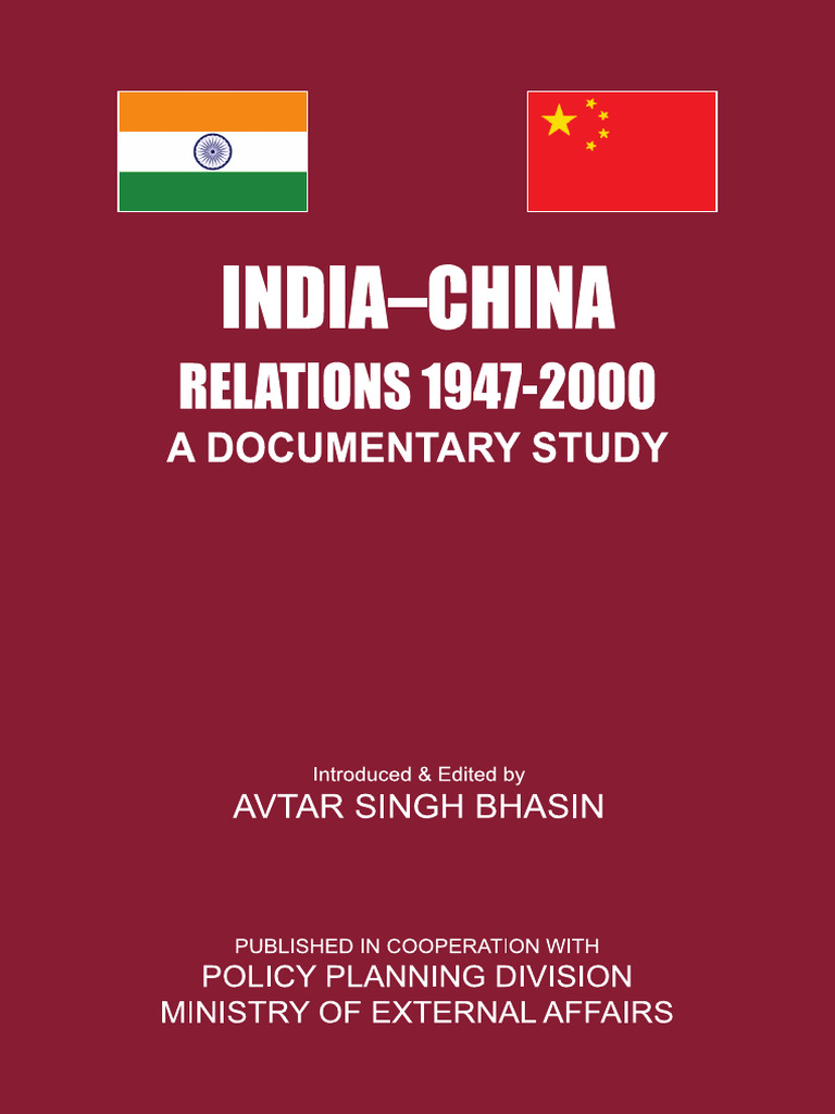 India China Relations Contents | PDF