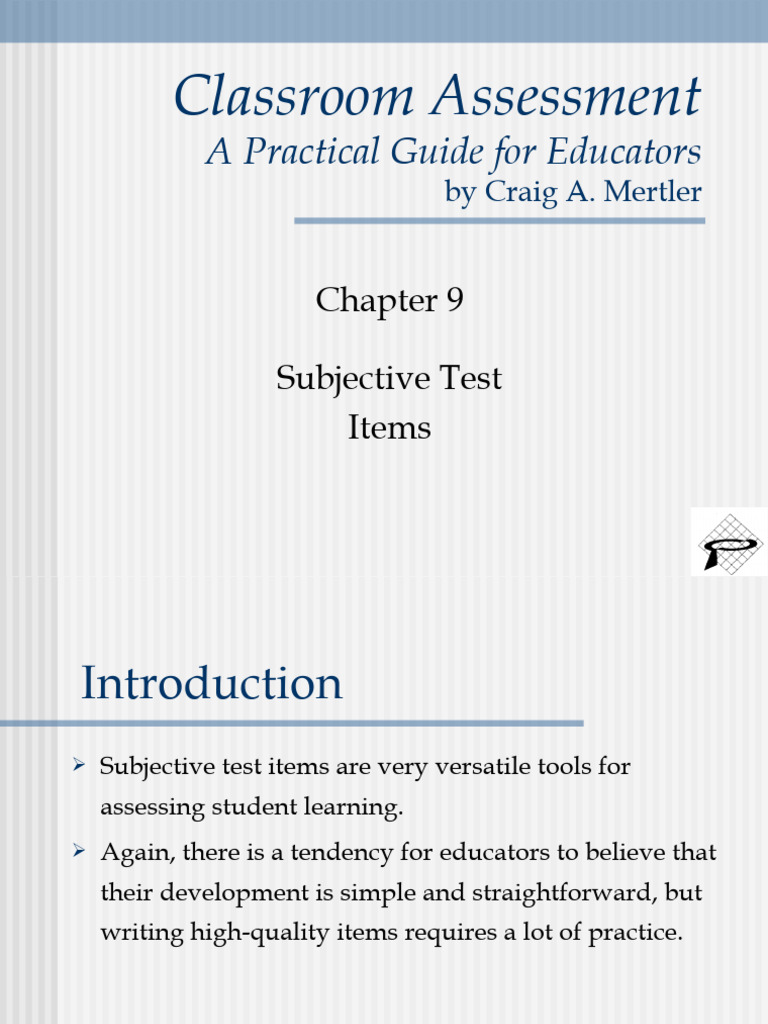 Chapter 9 | PDF | Validity (Statistics) | Multiple Choice