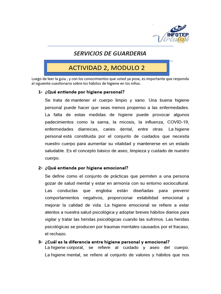 Actividad 2, Modulo 2 | PDF