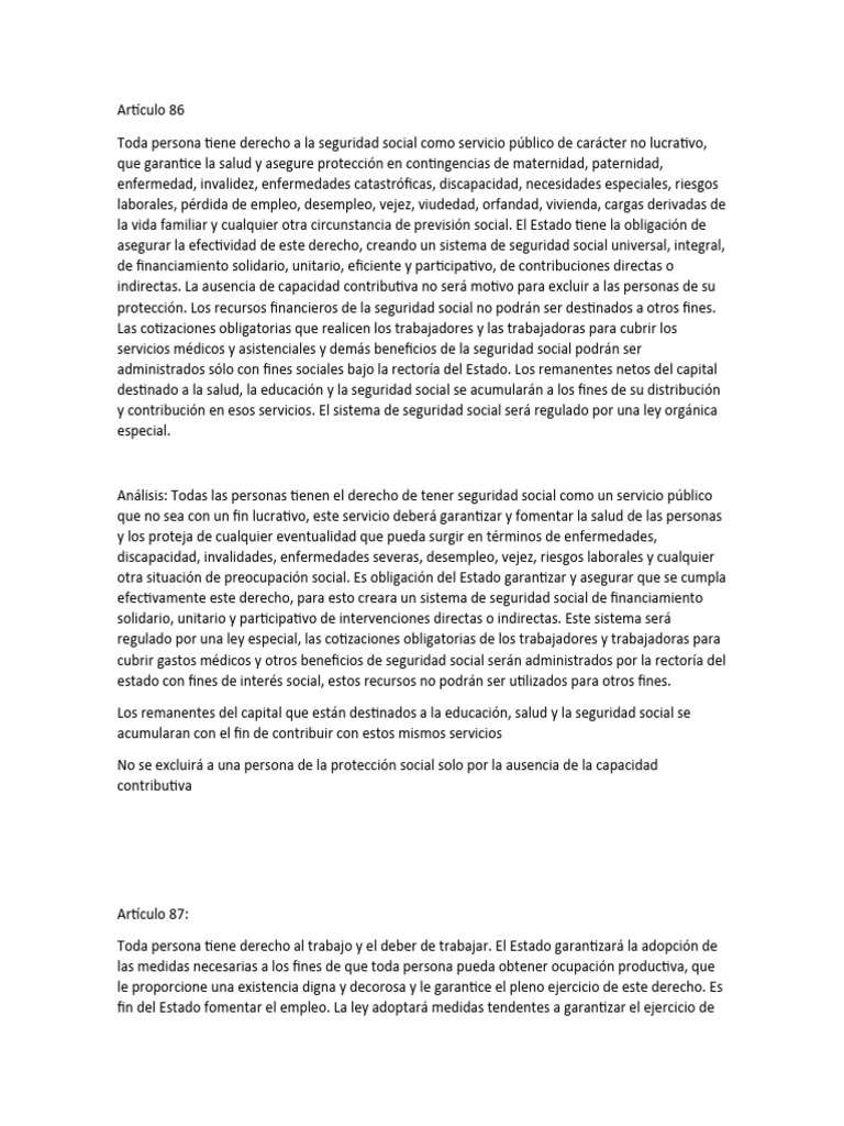 Artículo 86 | PDF