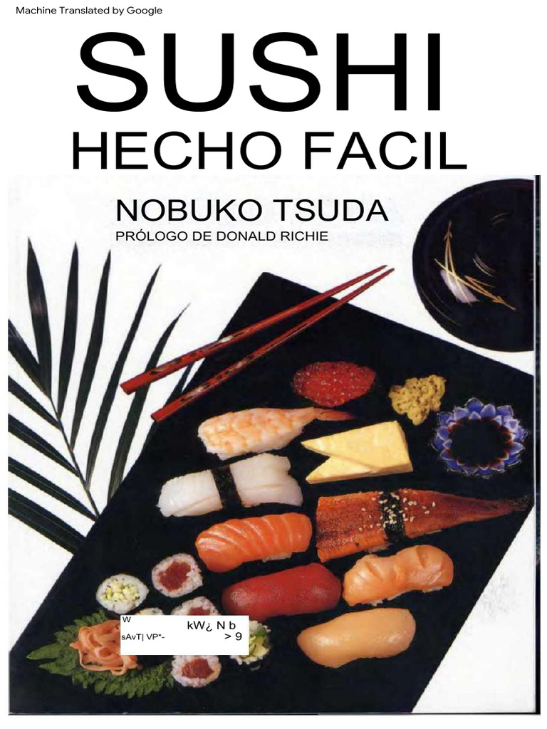 Nobuko Tsuda - SUSHI Hecho Facil | PDF