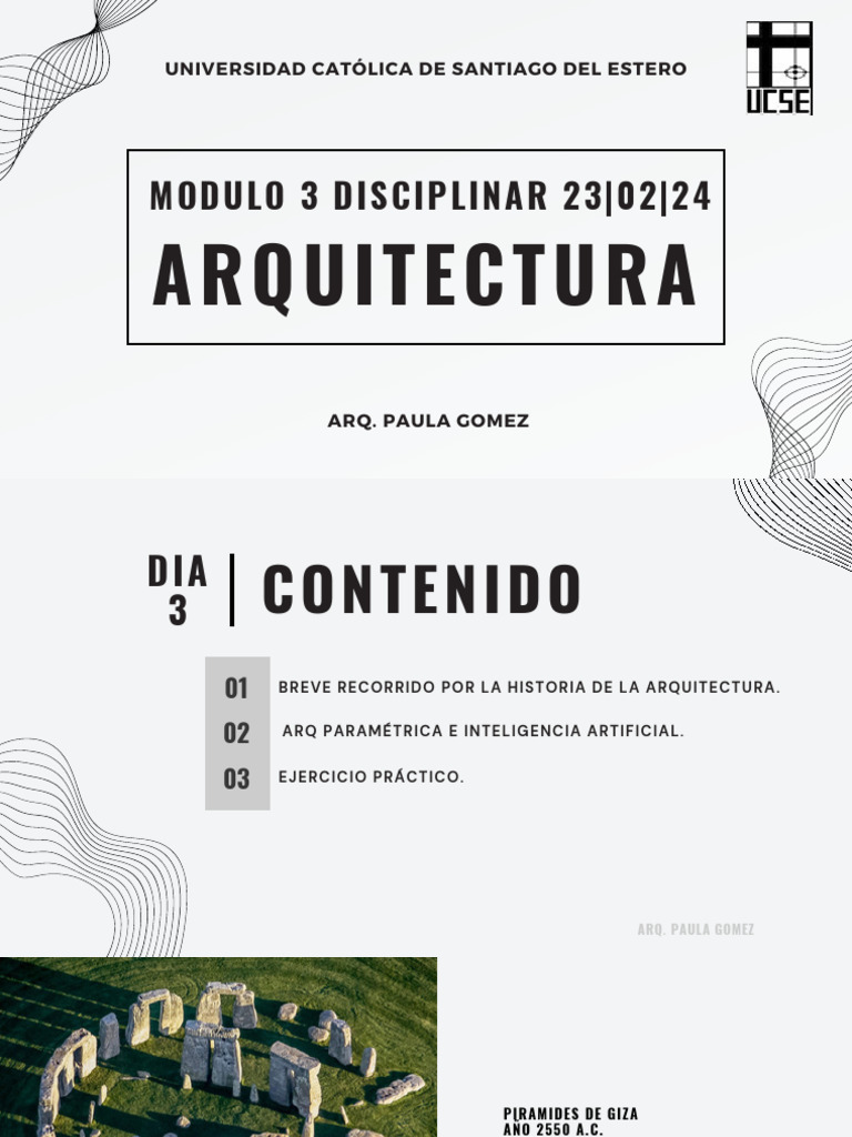 Dia 3 Modulo Disciplinar Arquitectura Ucse 23-02-24 | PDF