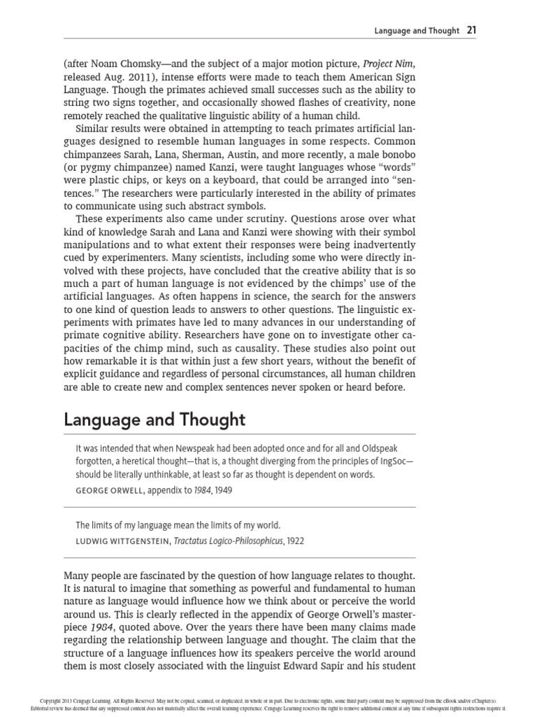 Fromkin Reading | PDF