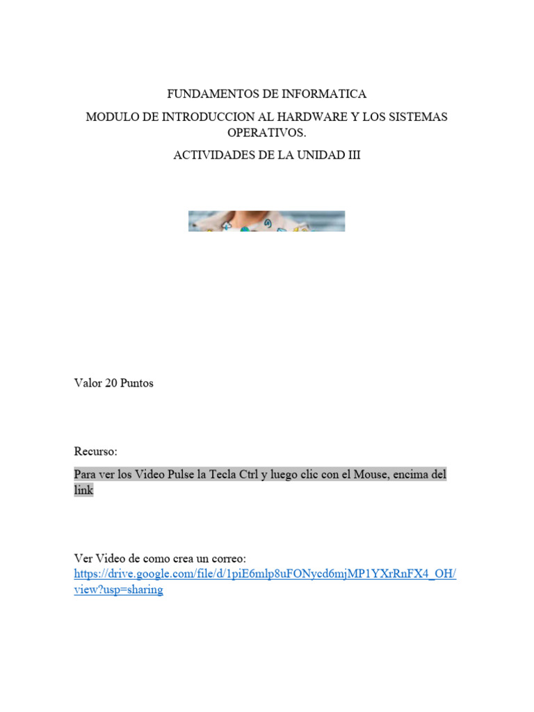 Actividad I. Manejo Del Internet Infotep | PDF | Internet | Red de ...