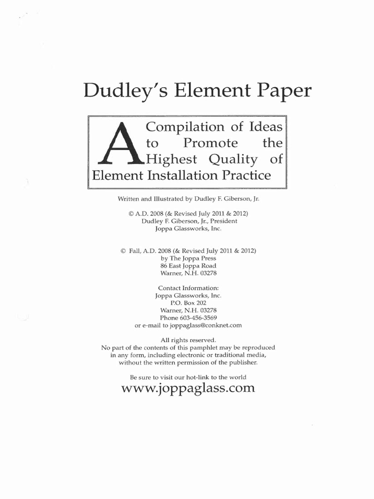Dudleys Heating Element Paper | PDF | Watt | Volt