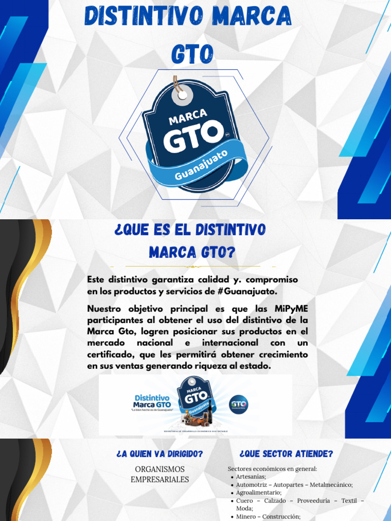 Distintivo Marca Gto | PDF