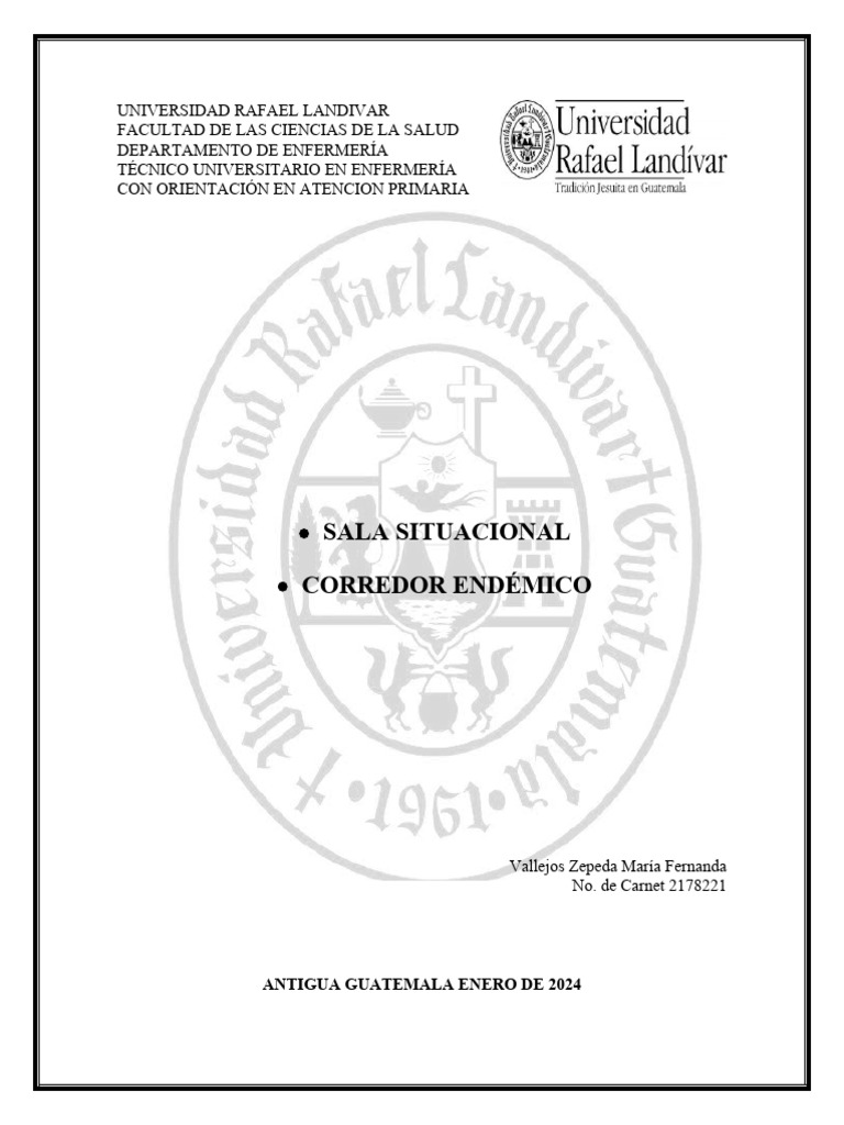 Análisis de Sala Situacional y Corredor Endémico | PDF | Toma de decisiones