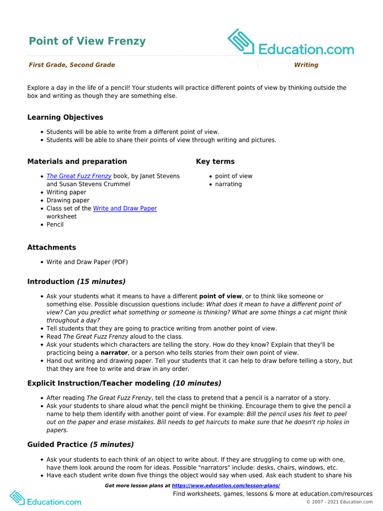 Usr Local SRC Education - Com Files Static Lesson-Plans Point-Of-View-frenzy Point-Of-View ...