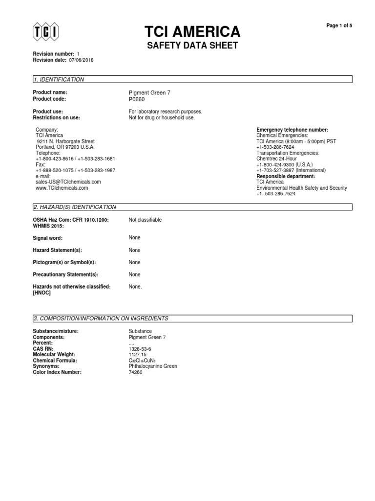 Tci P0660 | PDF