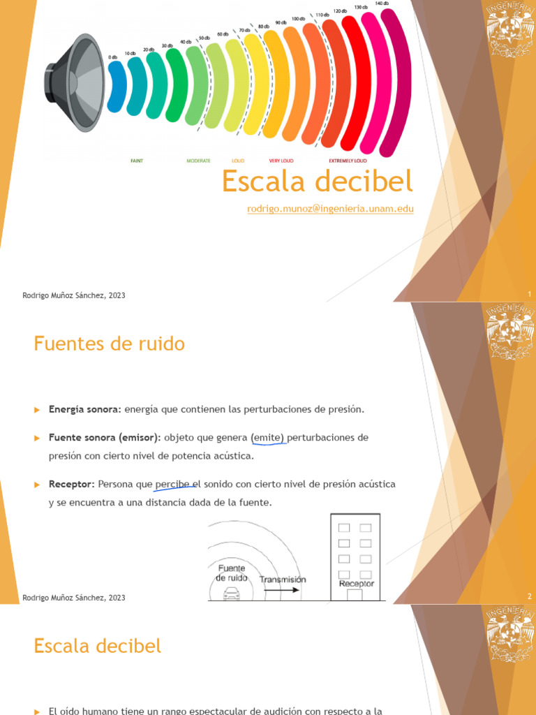 Escala Decibel | PDF