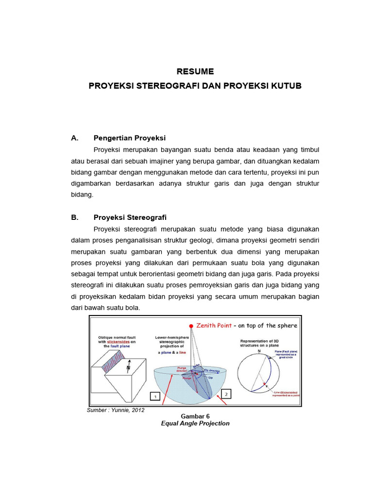 Proyeksi Geologi dan Kutub | PDF | Metode & Bahan Ajar | Seni