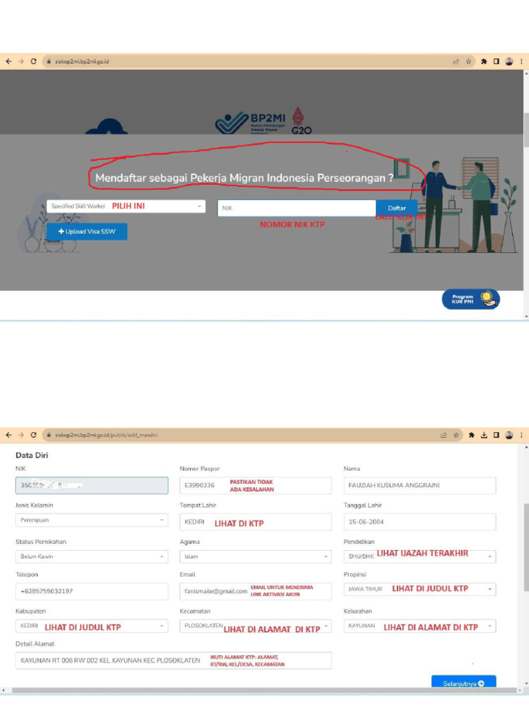 Panduan Siskop Ektkln | PDF