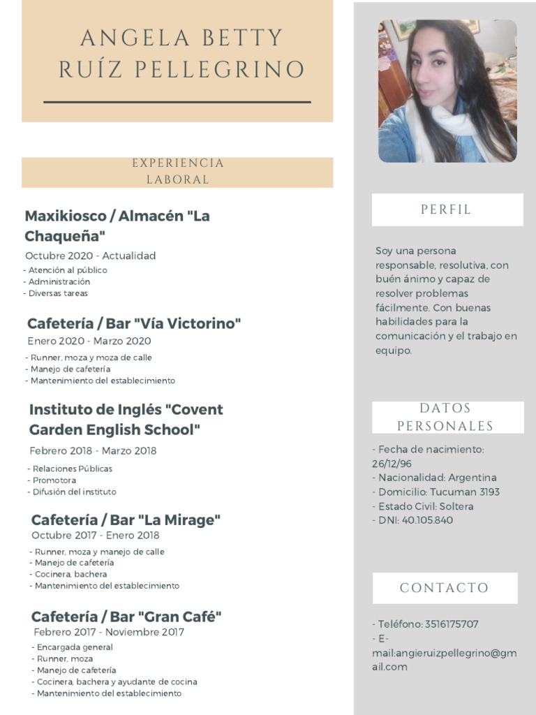 Curriculum Angela - 231211 - 011541 | PDF