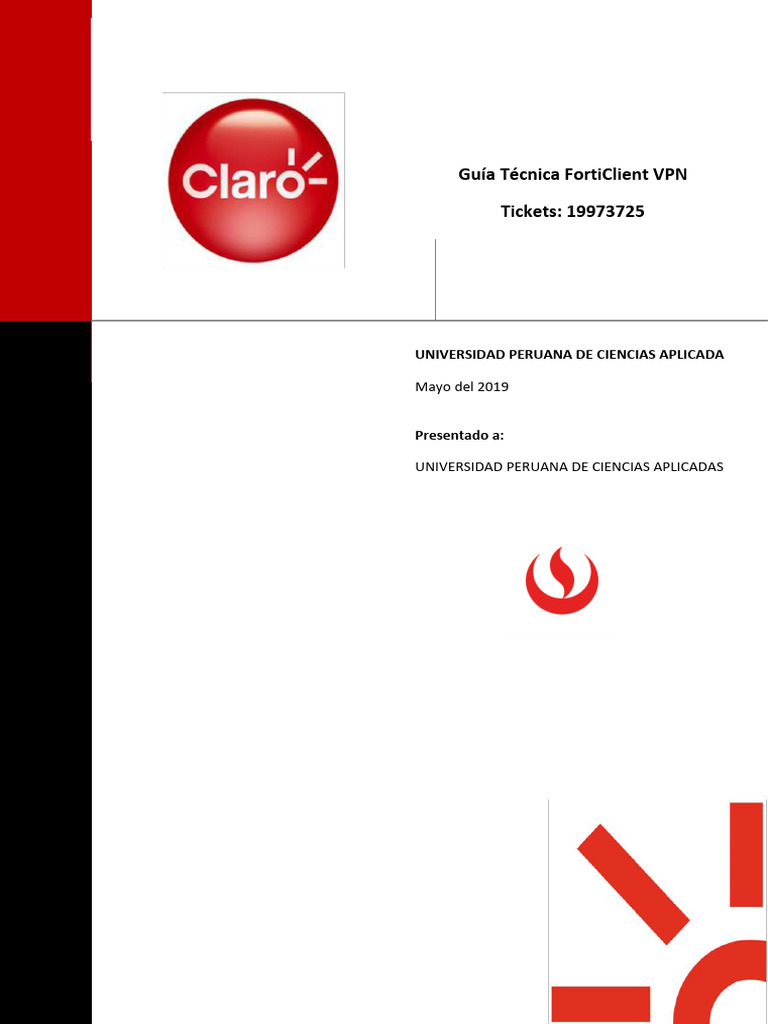 Guía de Configuración VPN Forticlient | PDF | Red privada virtual ...