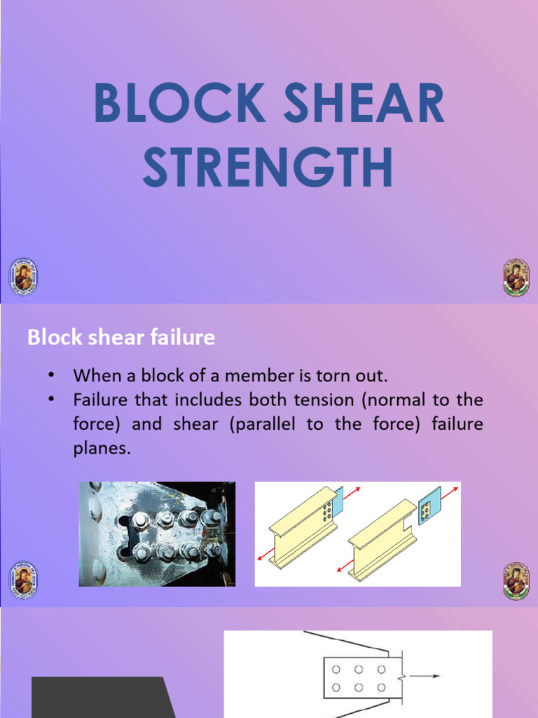 Block Shear Strength | PDF