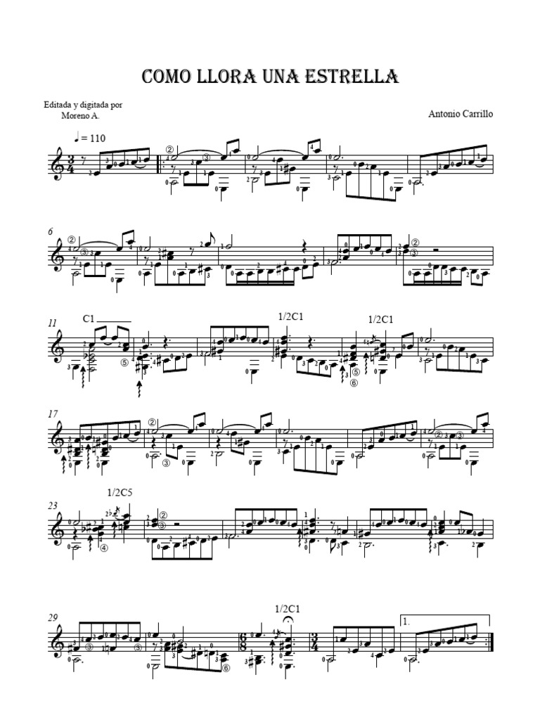 Como Llora Una Estrella | PDF