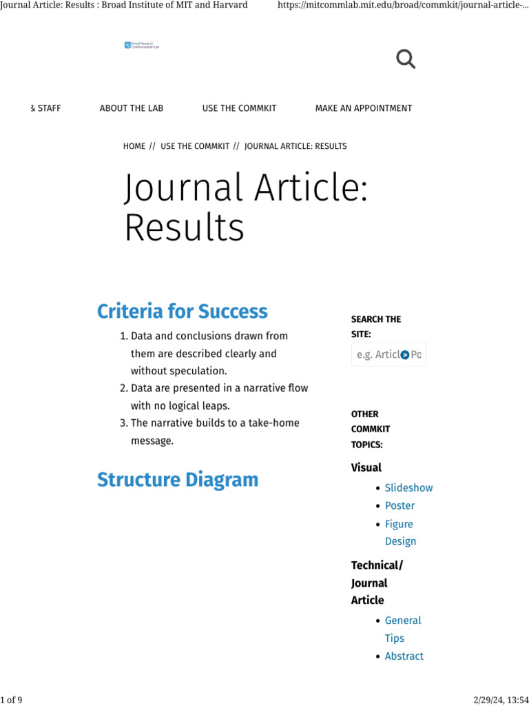 Writing Journal Article Results | PDF | Experiment | Data
