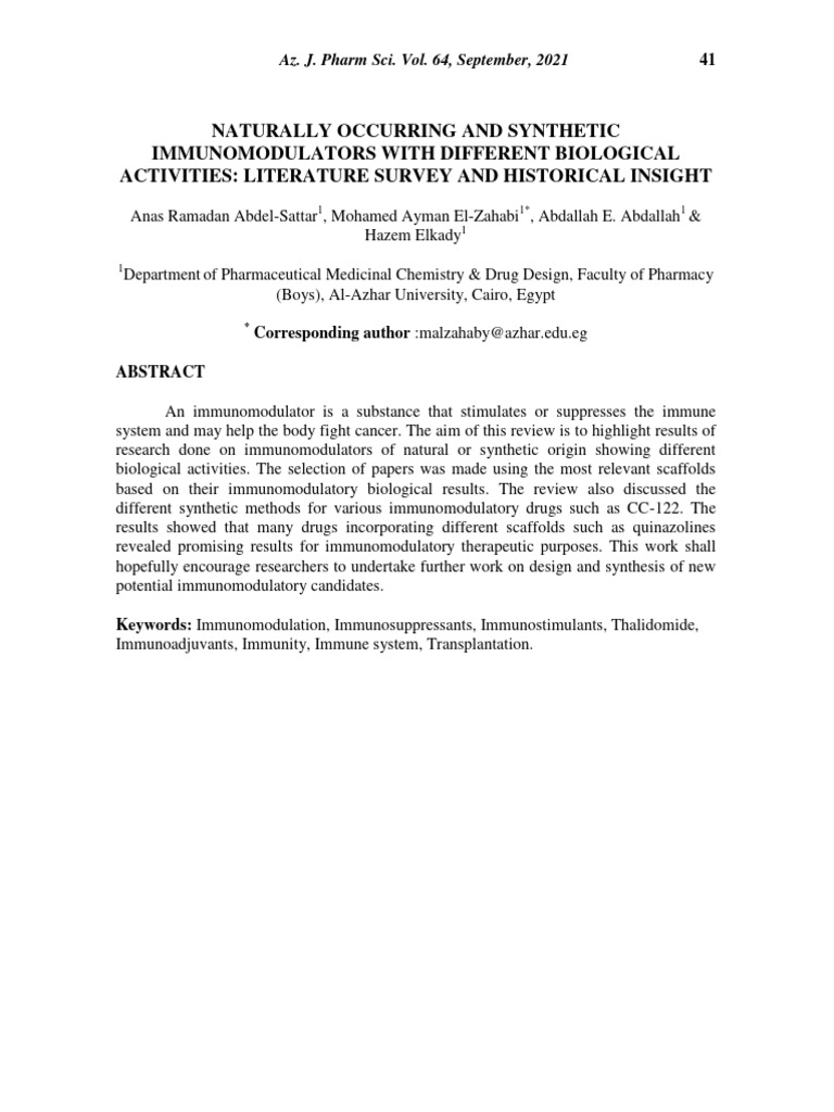 AJPS Volume 64 Issue 2 Pages 41-68 | PDF | Immune System | T Helper Cell