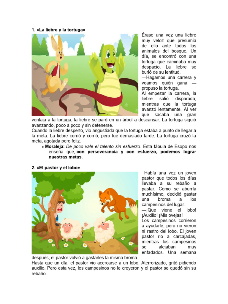 15 Fabulas | PDF | Fábula | Hormiga