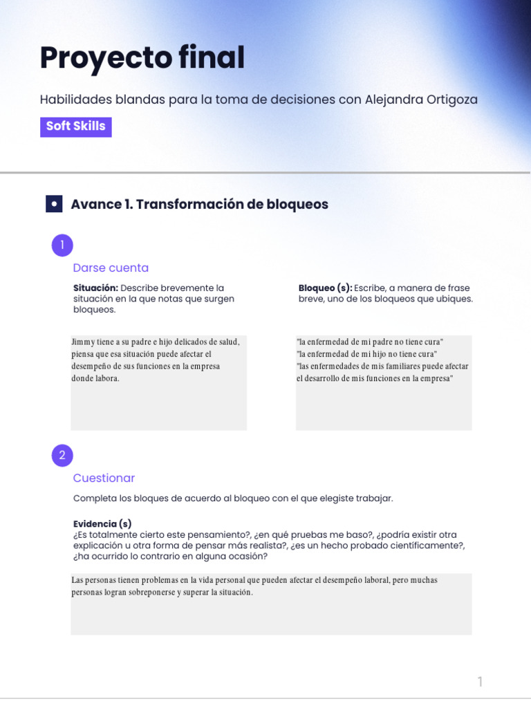 Proyecto Final Plantilla JIMMY H | PDF