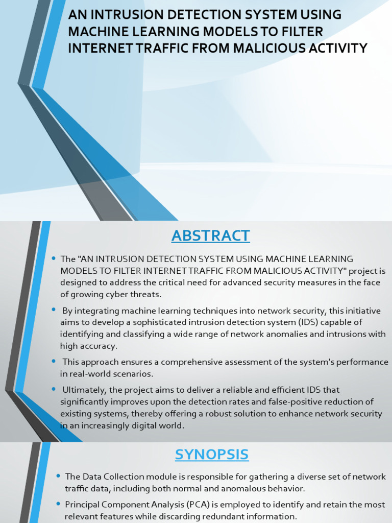 Presentation 1 1 | PDF | Machine Learning | Security