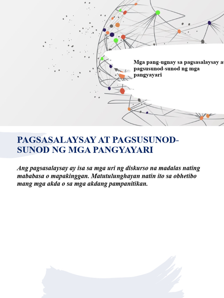 Filipino Presentation | PDF