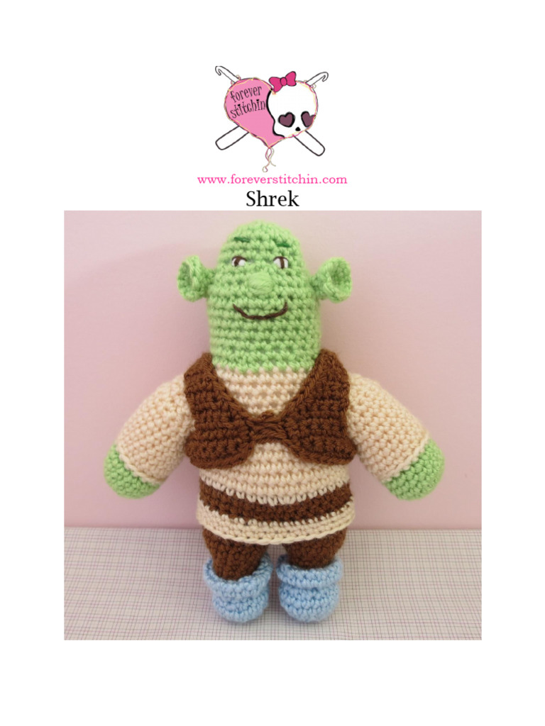 Shrek | Download Free PDF | Crochet | Yarn