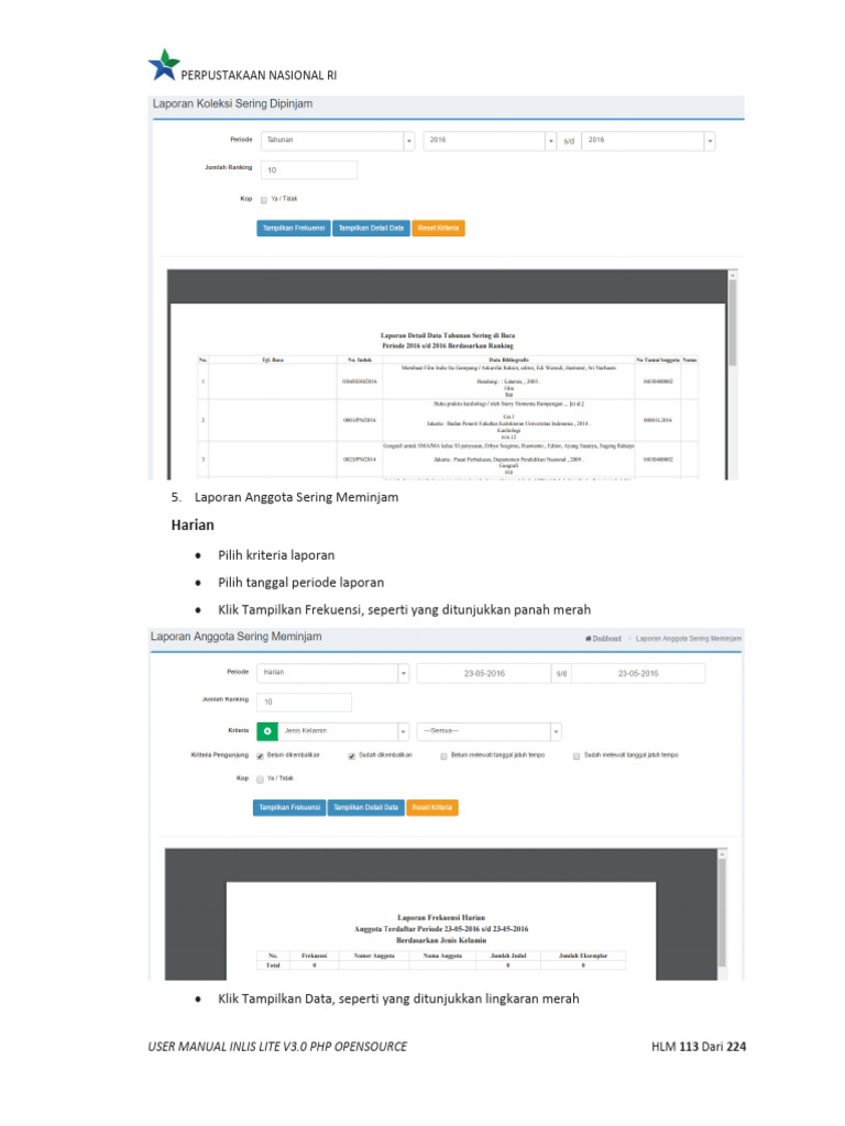 Panduan Penggunaan Inlislitev3 PHP Part2 | PDF