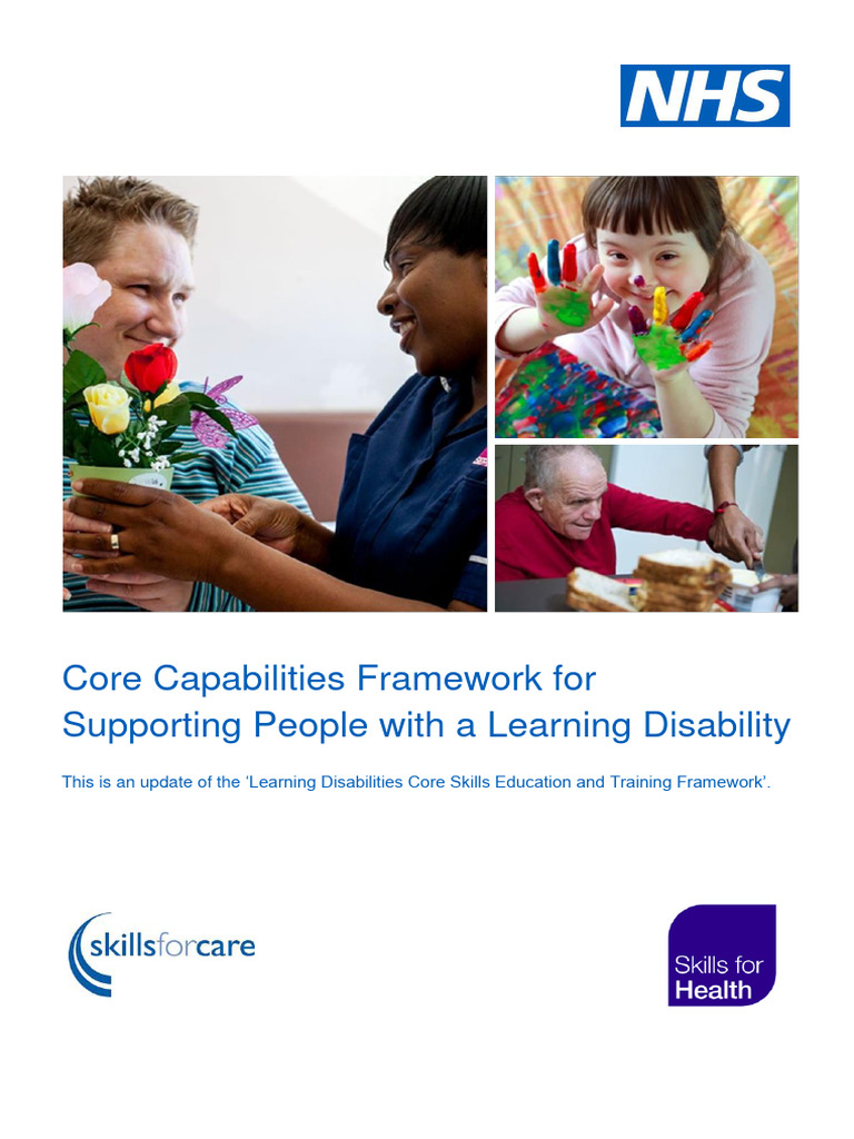 Learning Disability Core Capabilities Framework | PDF | Career & Growth ...