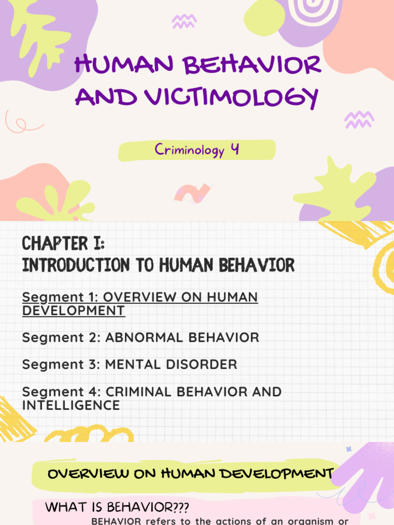 Human 1 | PDF | Id | Behavior