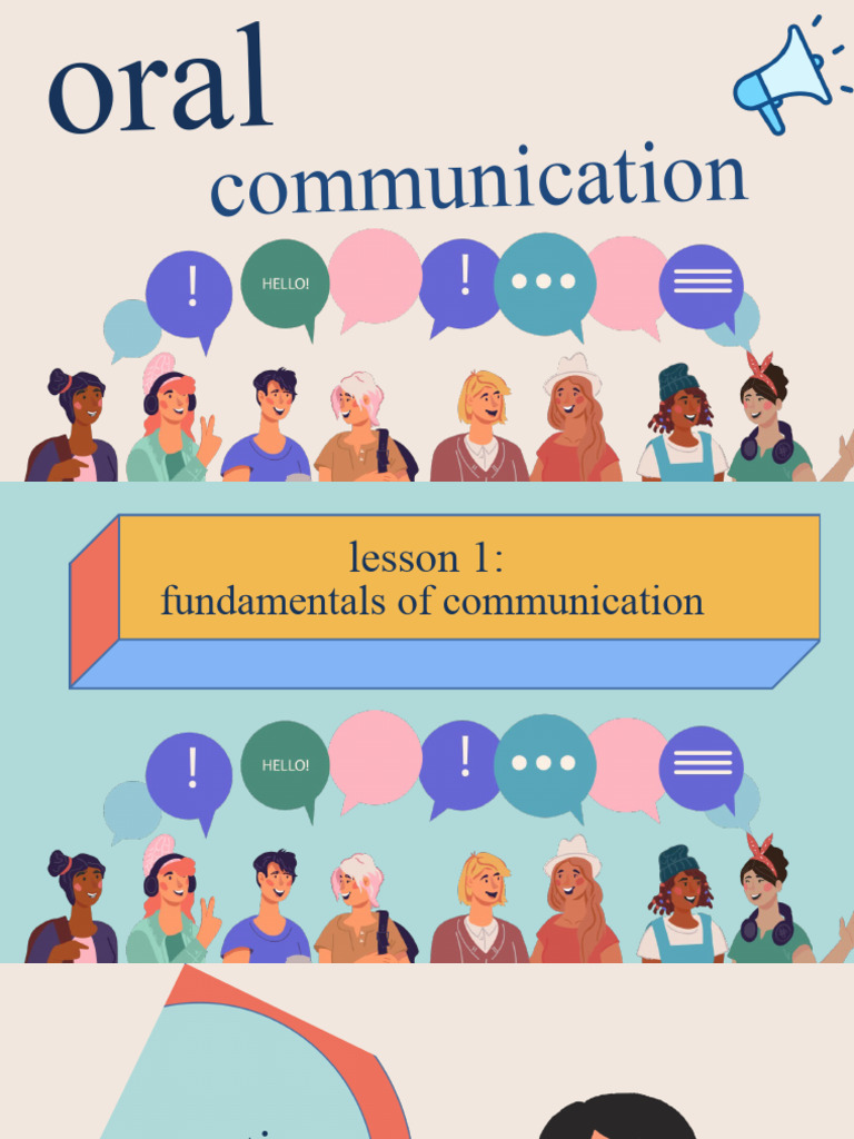 Lesson 1 - Fundamentals of Communication | PDF | Communication | Psychological Concepts