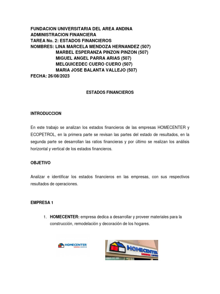 Utilidad Operacional en Estados Financieros | PDF | Law