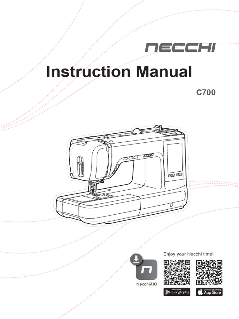 Necchi C700 Sewing Machine Instruction Manual | PDF