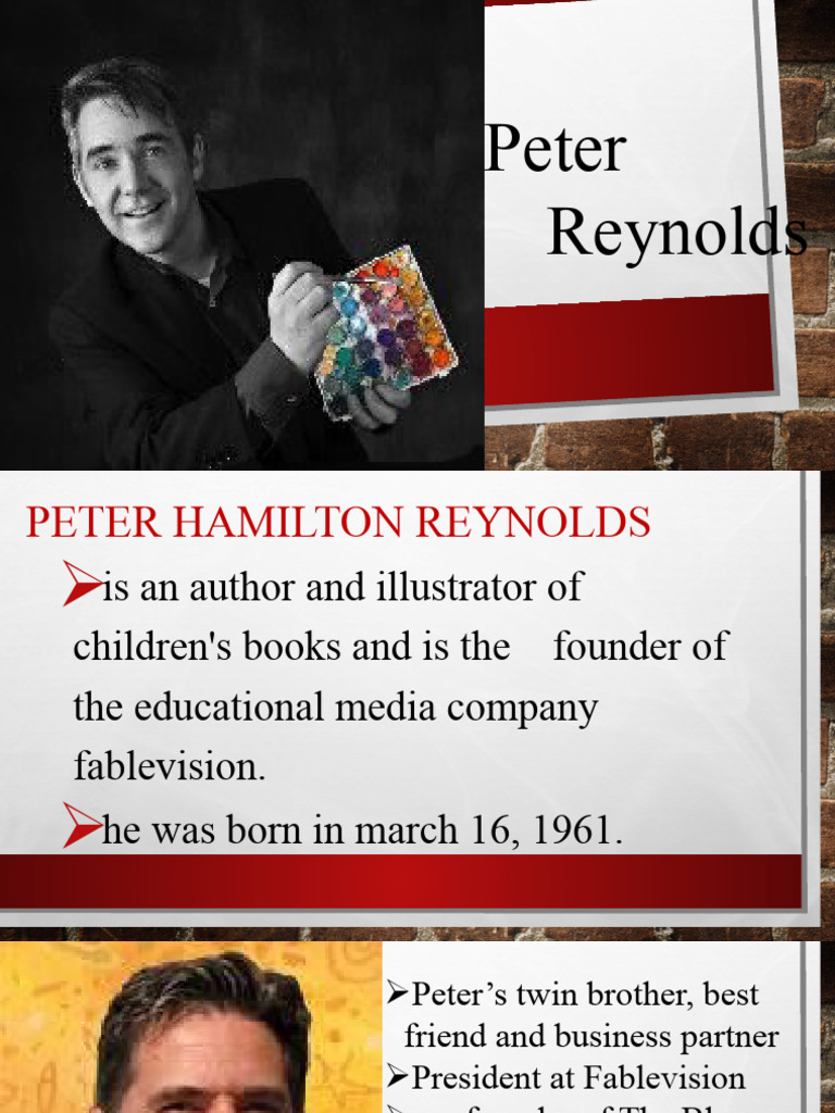 Peter H. Reynolds: Author and Illustrator | PDF | Art | General Fiction