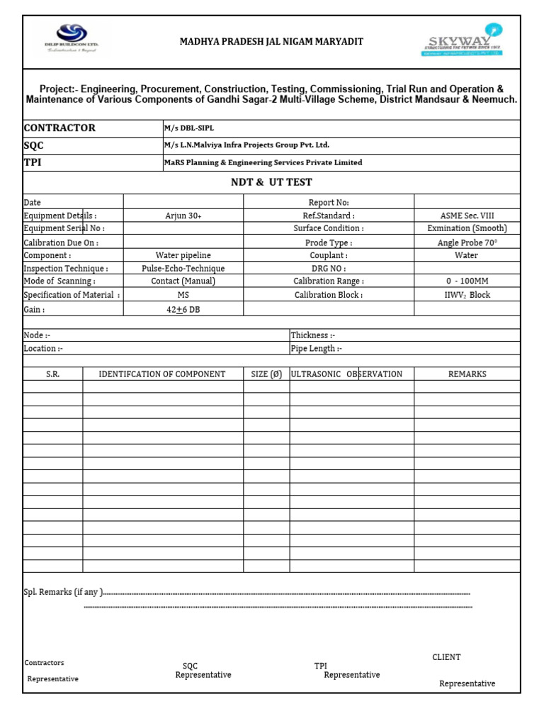 NDT UT (1) | PDF | Nondestructive Testing | Metrology