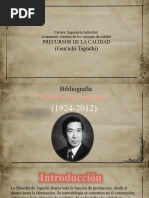 Genichi Taguchi Biografia y Aportaciones Al Control de Calidad | PDF ...