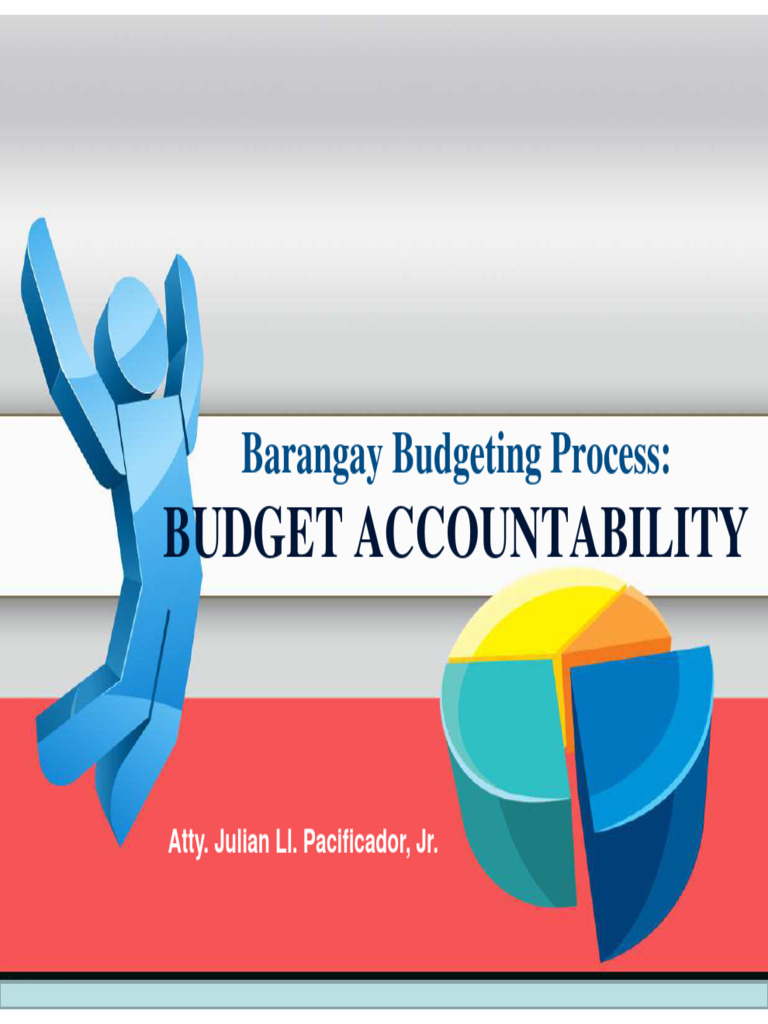 Barangay Budget Accountability Process | PDF | Budget | Taxes