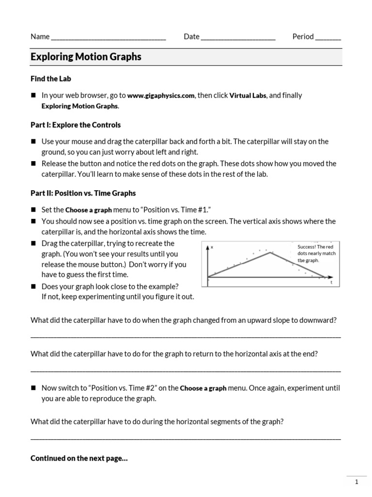 Exploring_Motion_Graphs guide | PDF