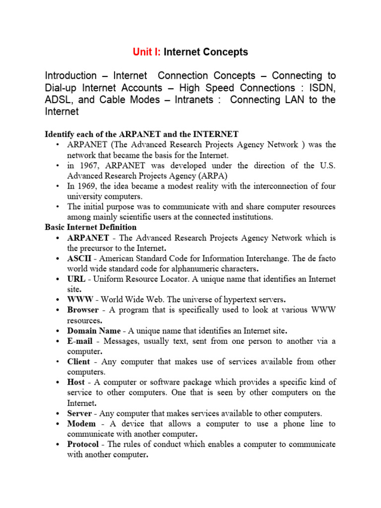 Unit I1 | PDF | Digital Subscriber Line | Internet Access Unit I1 | PDF | Digital Subscriber Line | Internet Access