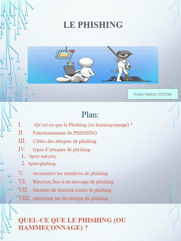 Le Phishing | PDF | Hameçonnage | Informatique
