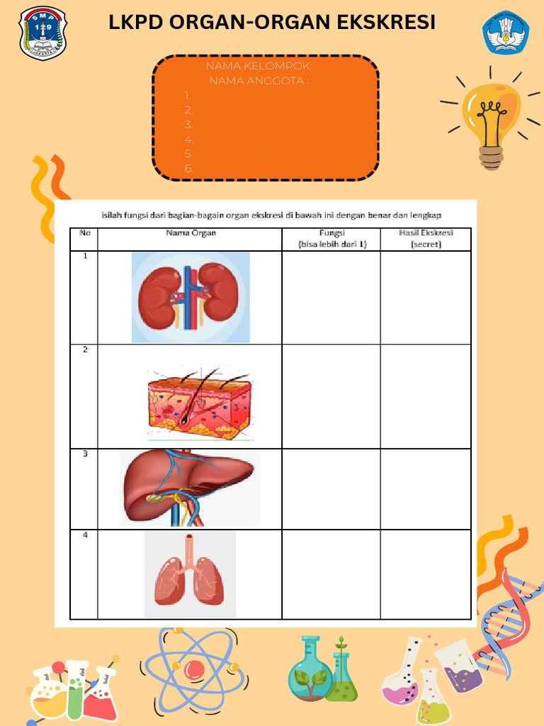 Lkpd Sistem Ekskresi (1) | PDF