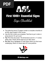 Basic British Sign Language | PDF